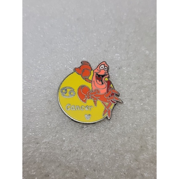 Disney | Jewelry | Cancer Sebastian Hidden Mickey Zodiac Disney Trading ...